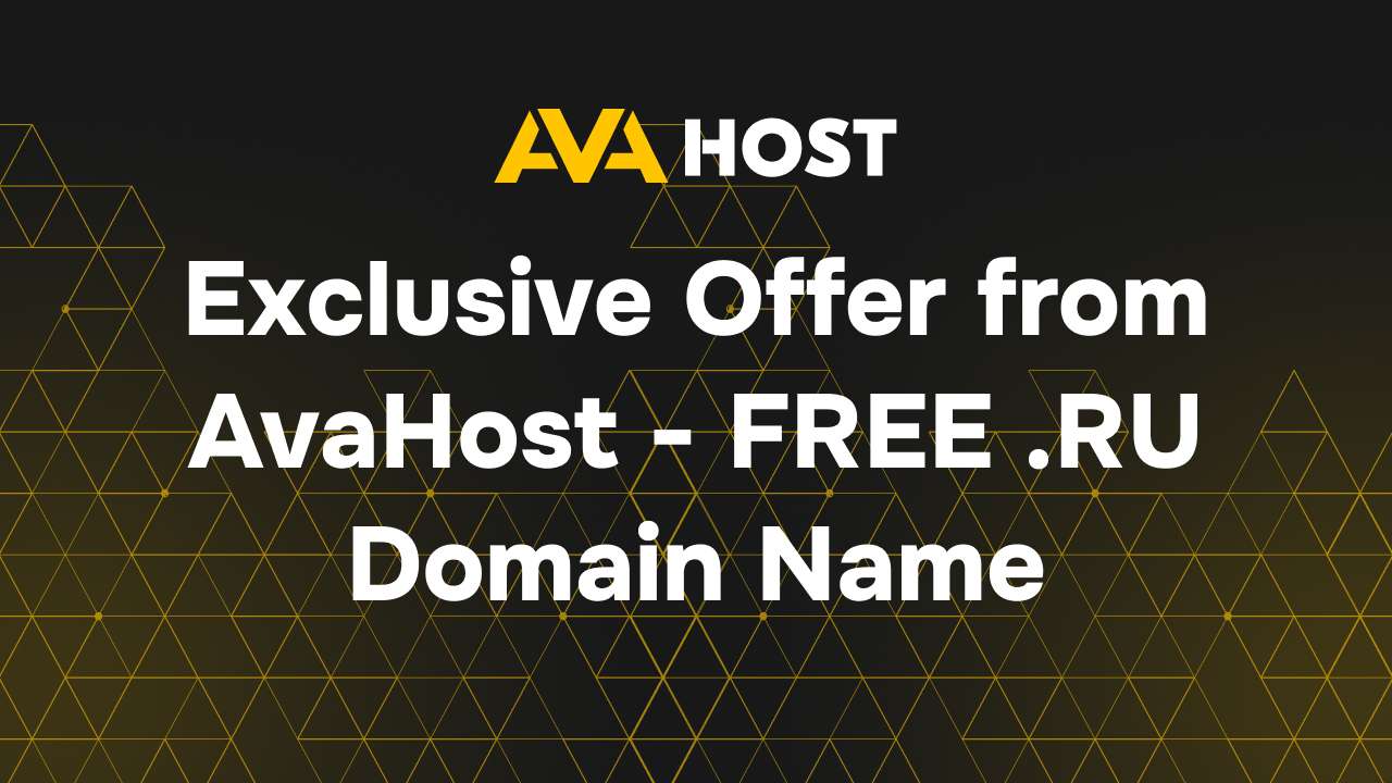 Exclusive Offer from AvaHost - FREE .RU Domain Name ⋆ AVA.HOSTING