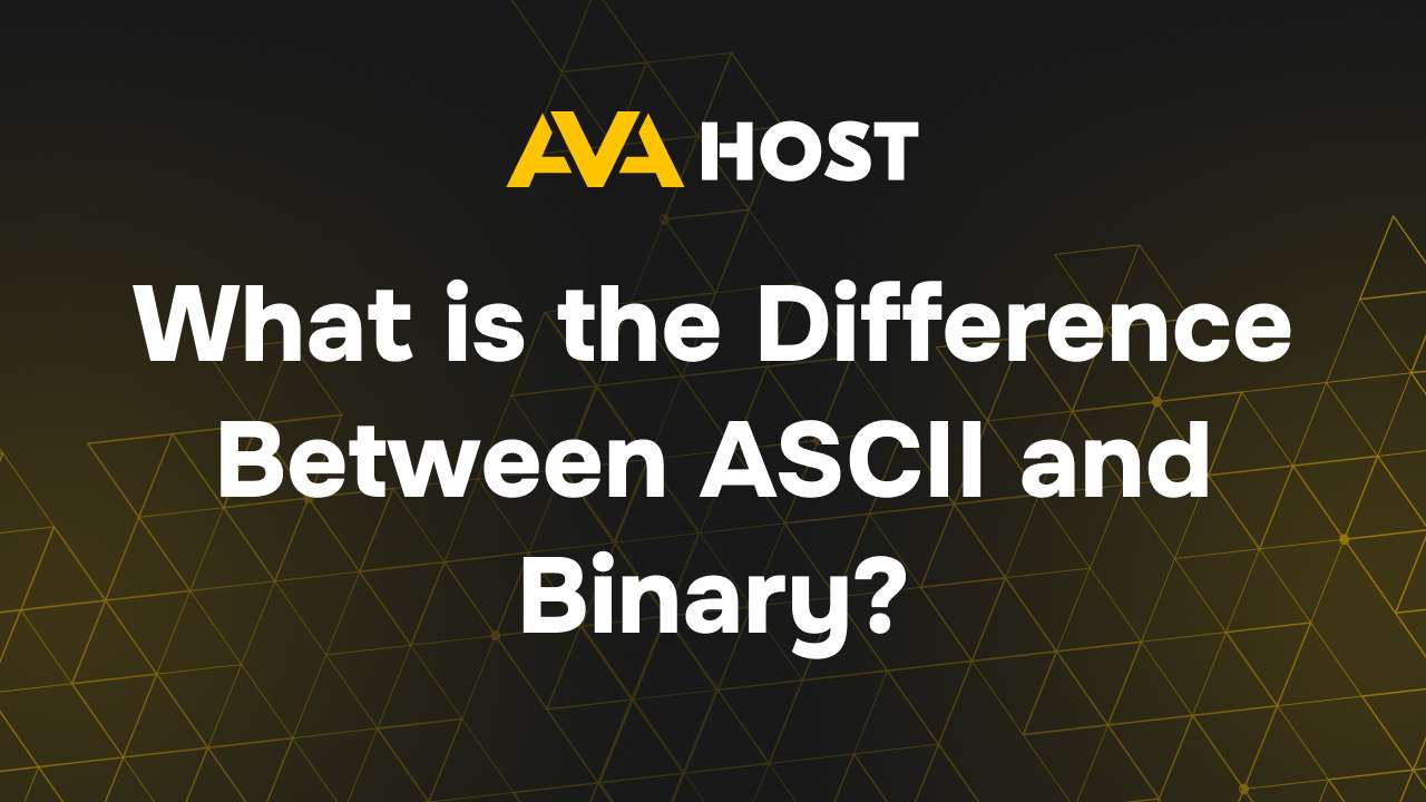 What is the Difference Between ASCII and Binary? ⋆ AVA.HOSTING