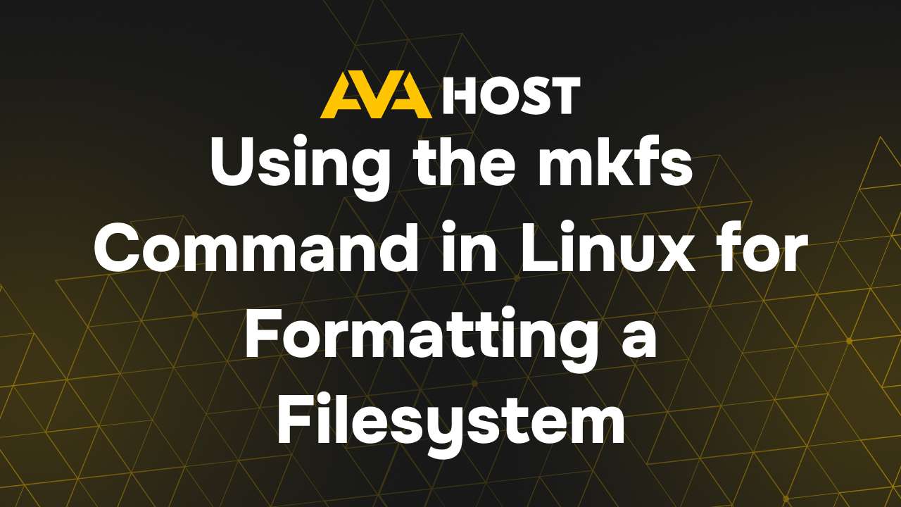 Using The Mkfs Command In Linux For Formatting A Filesystem On A Disk 9302