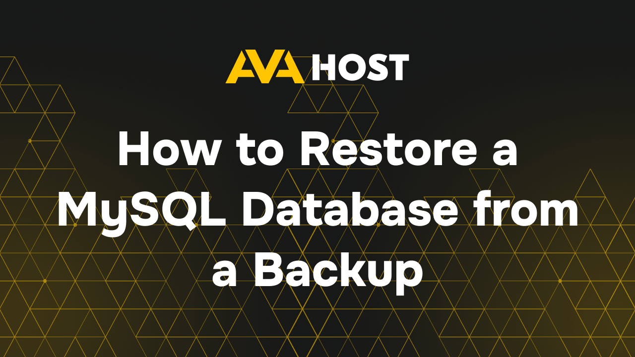Restoring A Mysql Database From A Backup With Mysql Workbench ⋆ Avahosting
