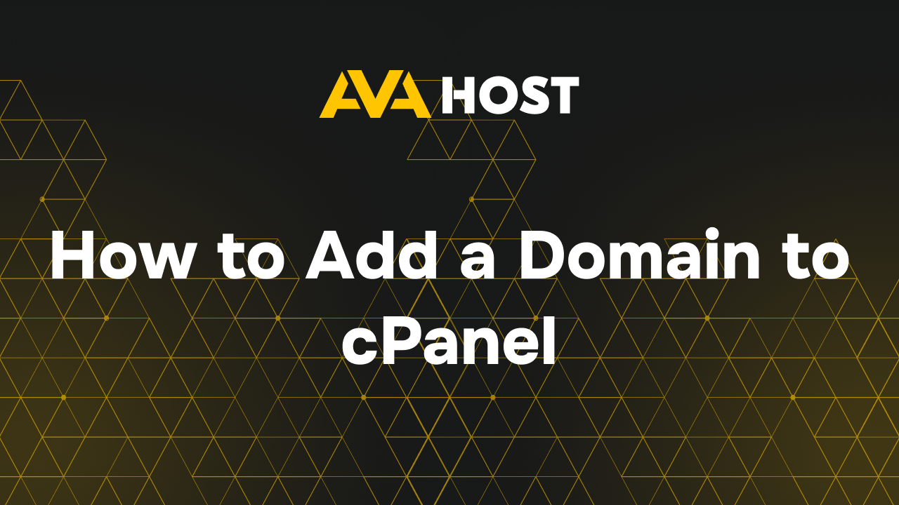 How To Add A Domain To Cpanel ⋆ Avahosting