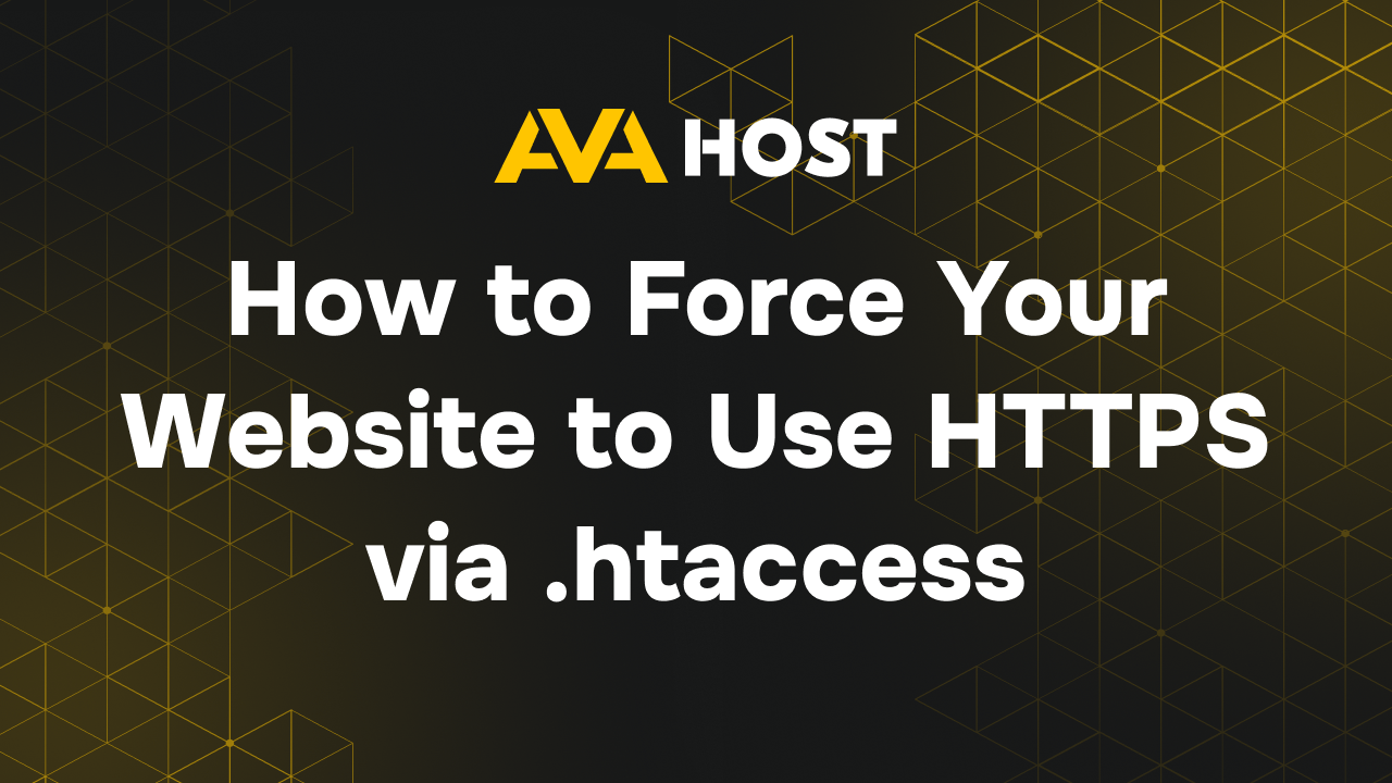 HTTPS über .htaccess für sicheres Surfen erzwingen | AvaHost