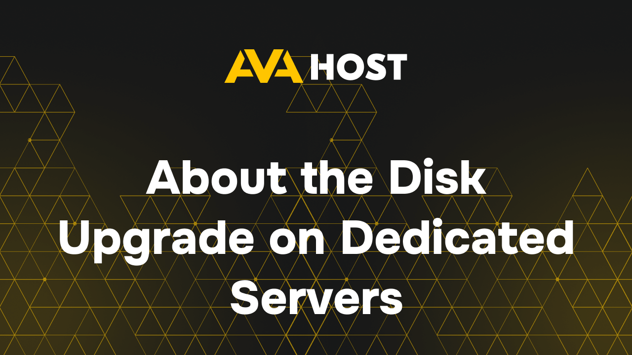 Disk Upgrade Dedicated Server: Essential Tips & Steps | AvaHost